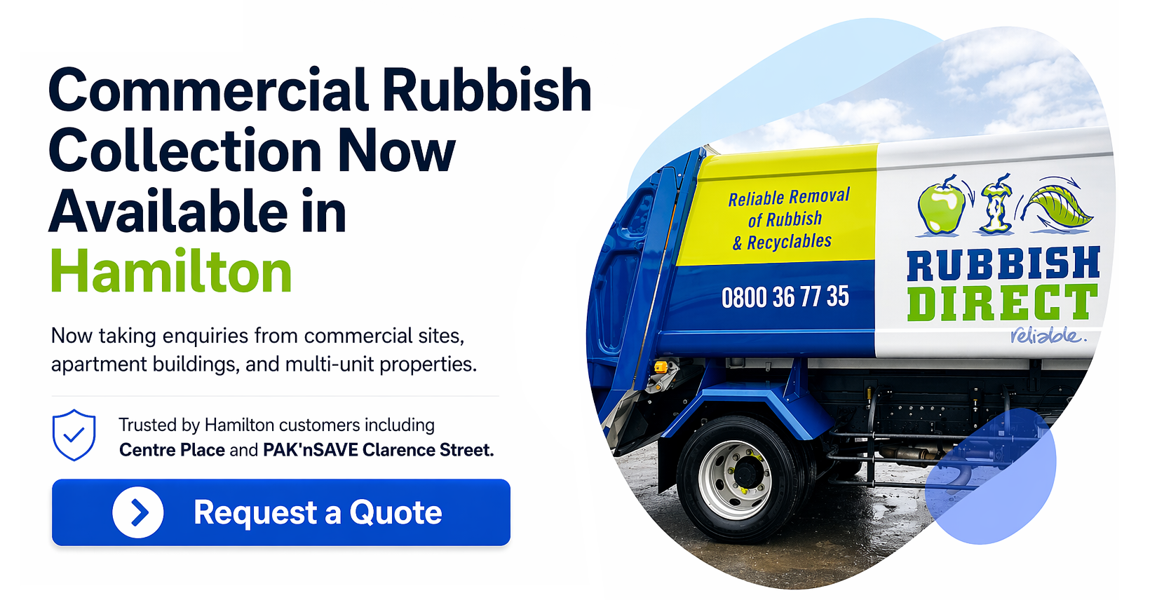 Hamilton Commercial Rubbish Collection | Rubbish Direct